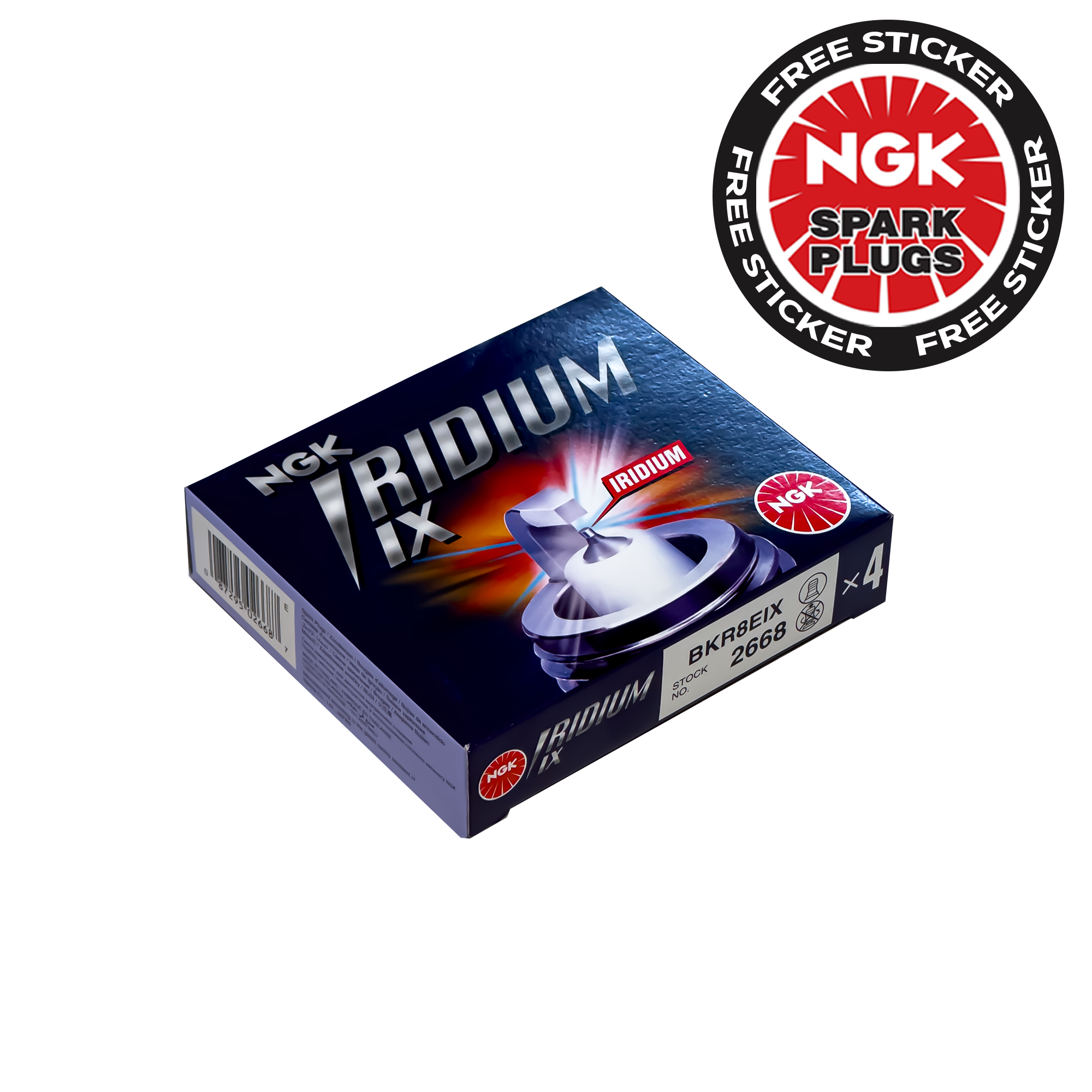 NGK BKR8EIX (2668) Laser Iridium Spark Plugs - 2.0 TFSI (EA113/EA888 ...